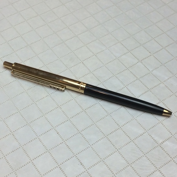 Paper Mate | Office | Vintage Paper Mate Black And Goldtone Elegant Pen ...